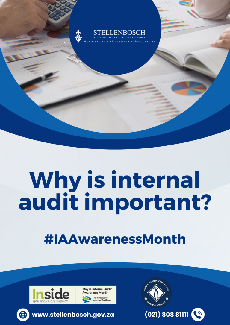 May is Internal Audit Awareness Month – Stellenbosch Municipality